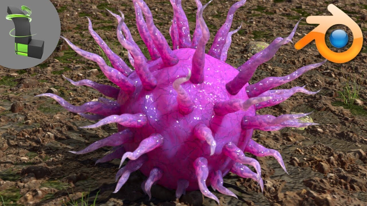 ArtStation - Alien Botany - Species 02 | CG Animated | Blender 3.0 ...