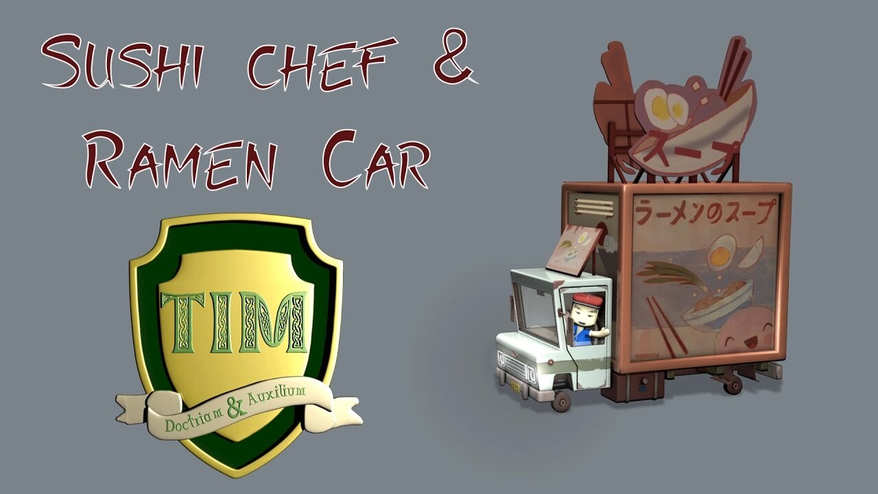 ArtStation - Sushi Chef & Ramen Car