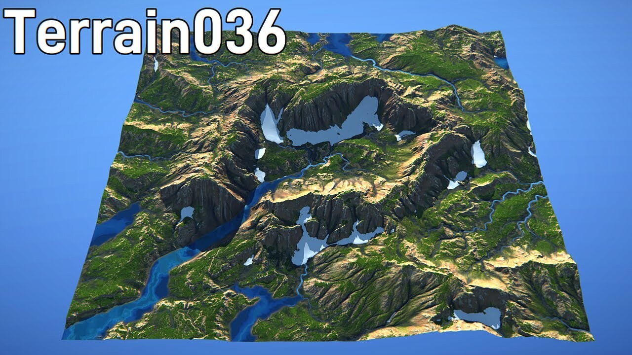 ArtStation - Gaea Tutorial : How to create a Crater Valley landscape