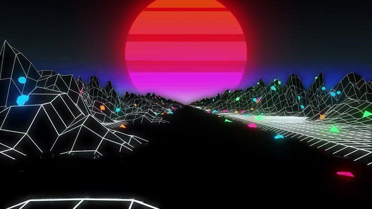 ArtStation - Retro Future Neon Trip