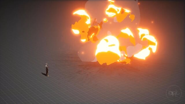 ArtStation - Deidara Stylized Explosion