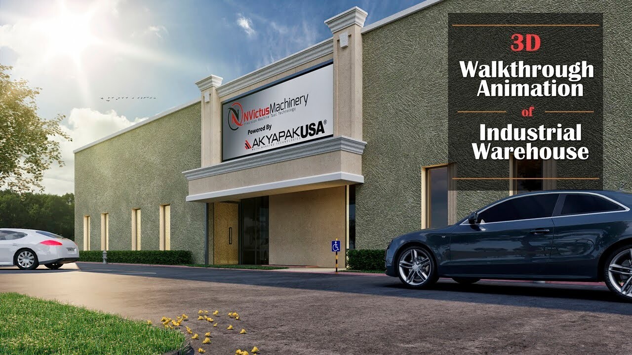 ArtStation - Architectural 3d walkthrough animation Of Industrial ...