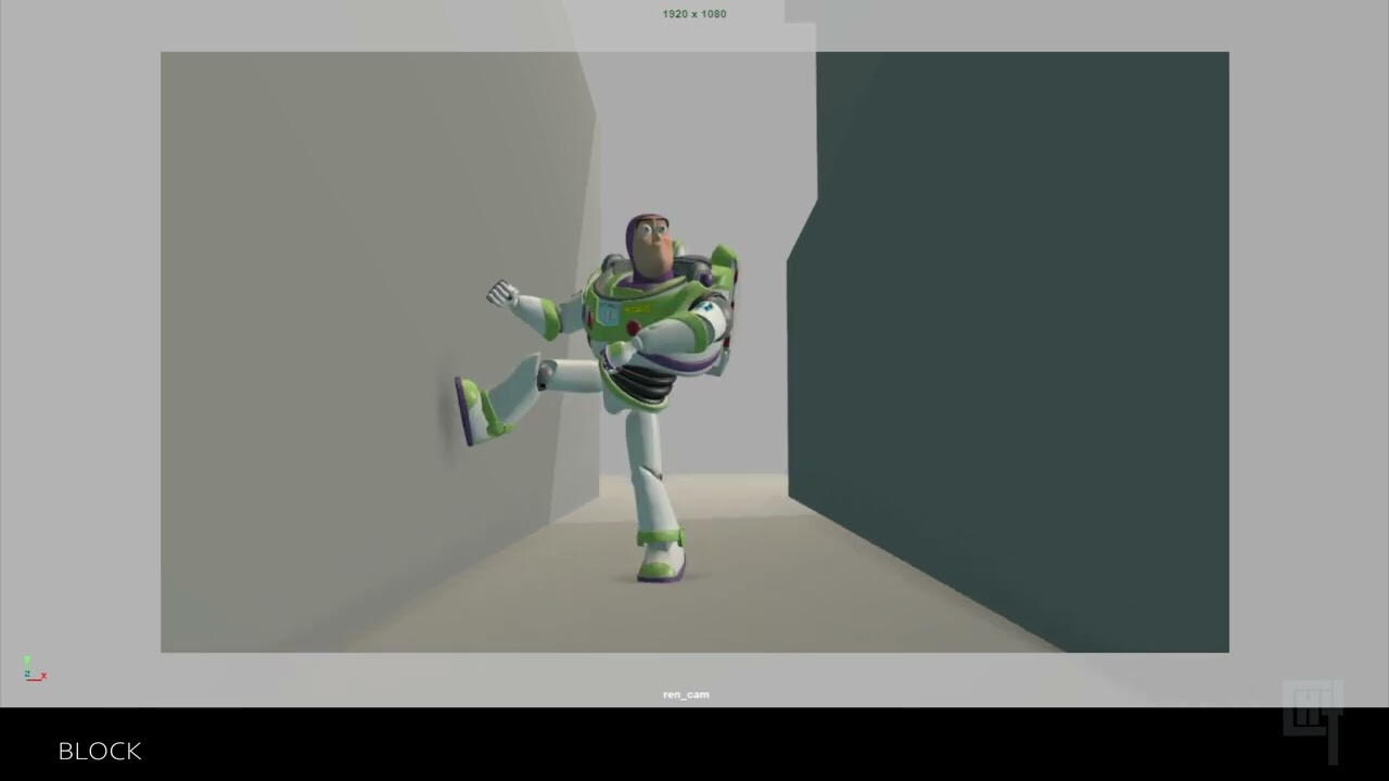 Artstation Animation Practice Parkour With Buzz W Blocking
