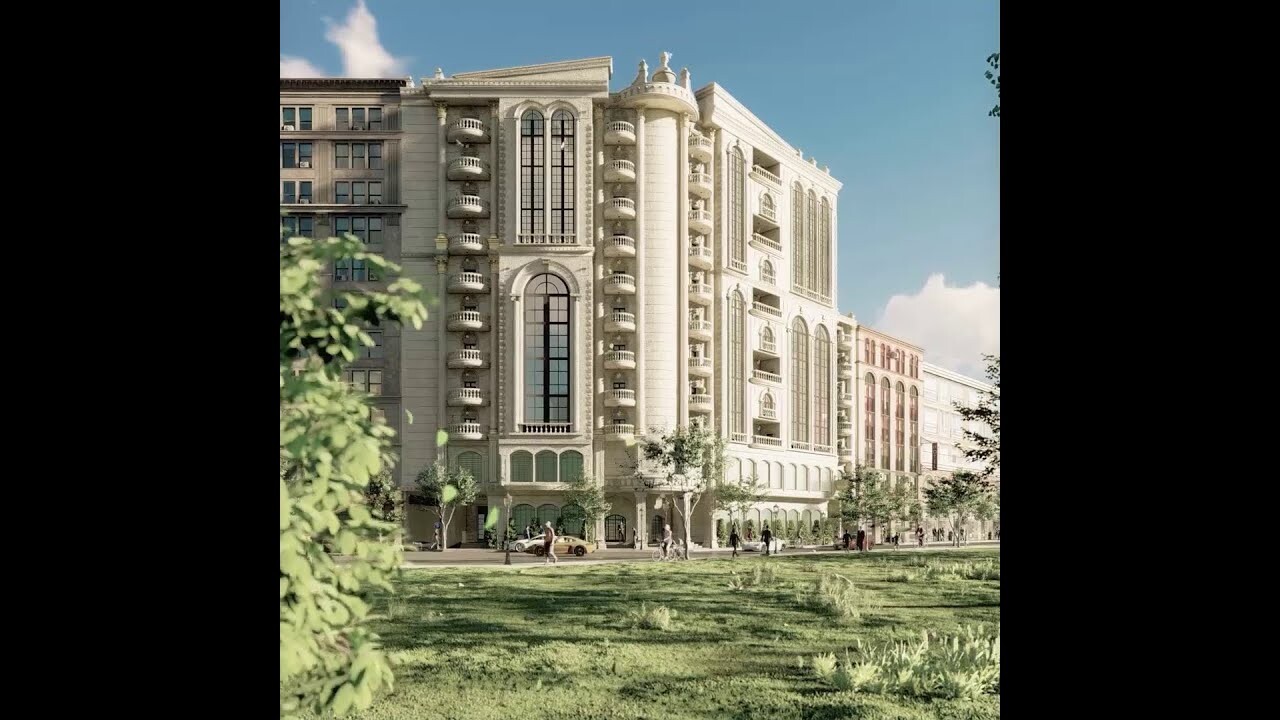 ArtStation - Residential-Commercial Building Animation