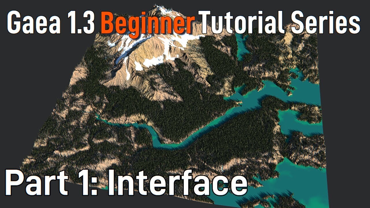 ArtStation - Gaea 1.3 Beginner Tutorial Series : Part 1 - Interface