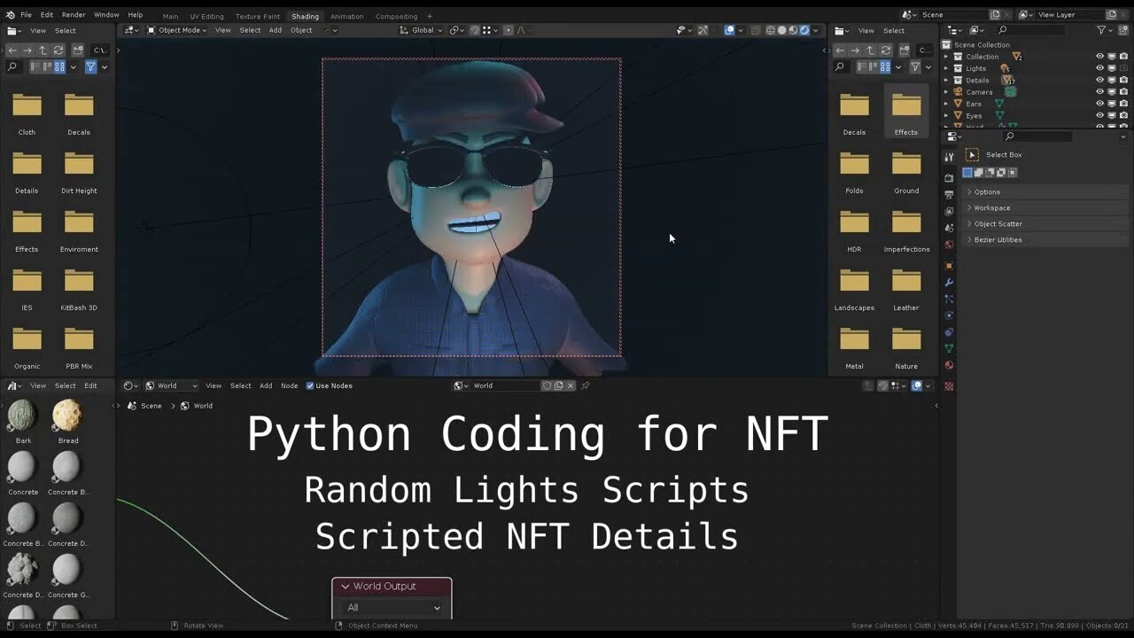 ArtStation - NFT Coding in Blender 3D
