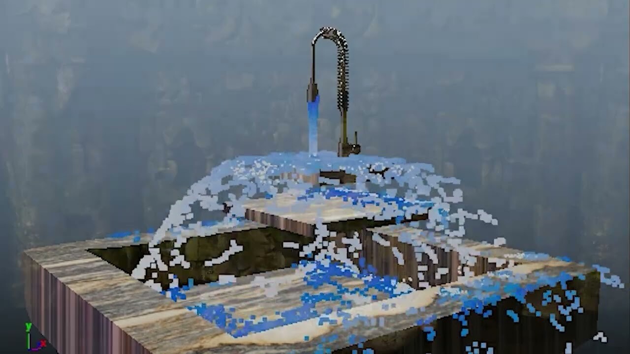 ArtStation - VFX maya ,Bifrost water(3d)