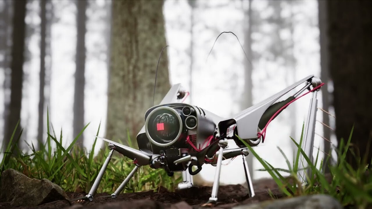 ArtStation - Robotic Grasshopper