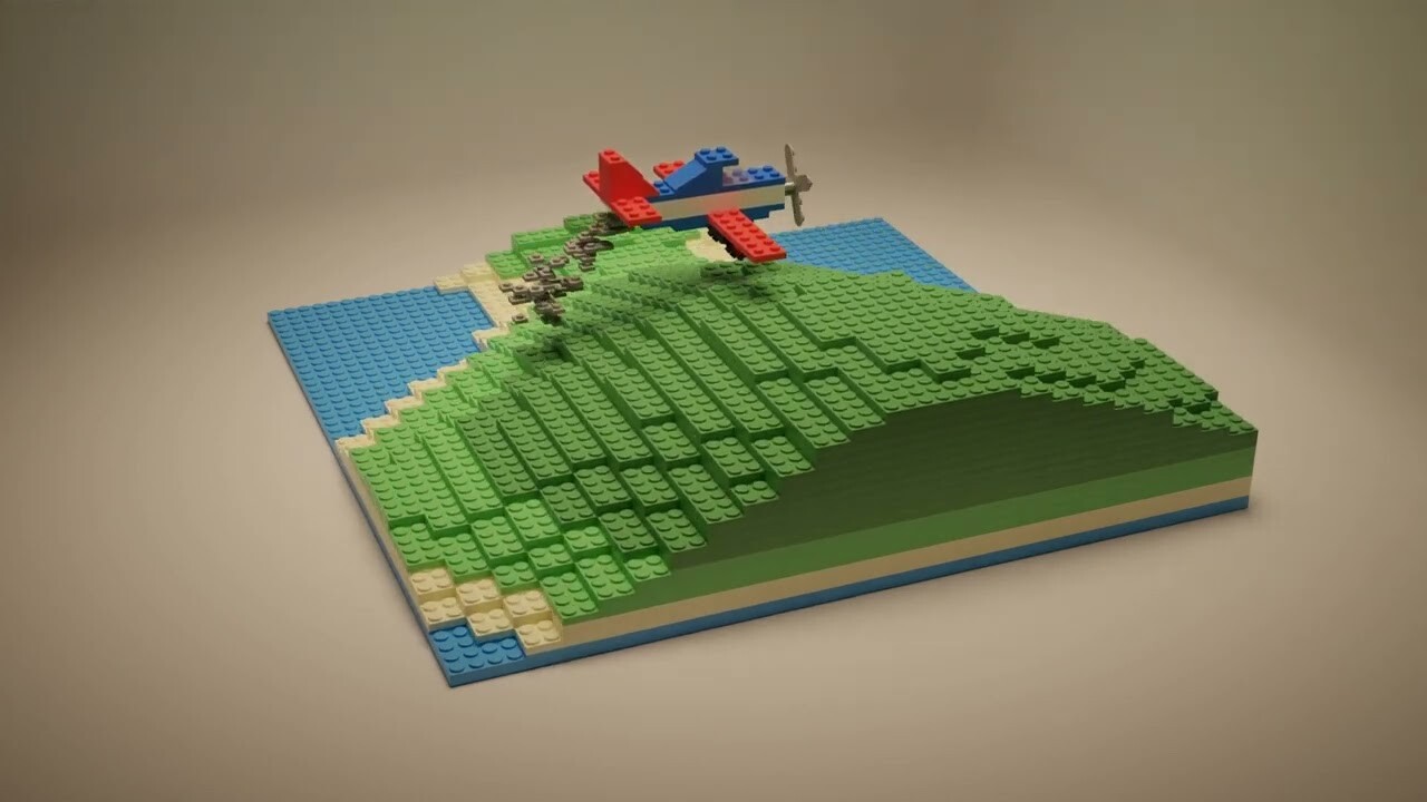 ArtStation - LEGO Plane Animation