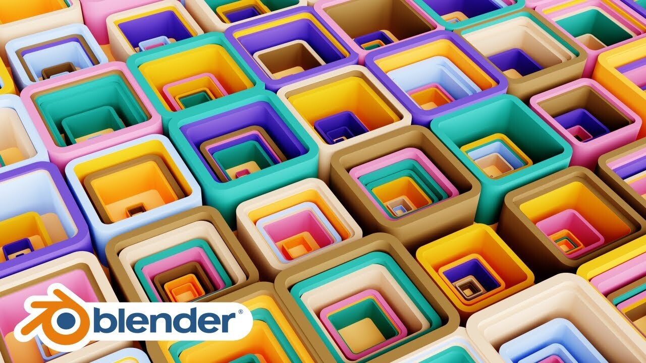 ArtStation - BLENDER ABSTRACT ART TUTORIAL