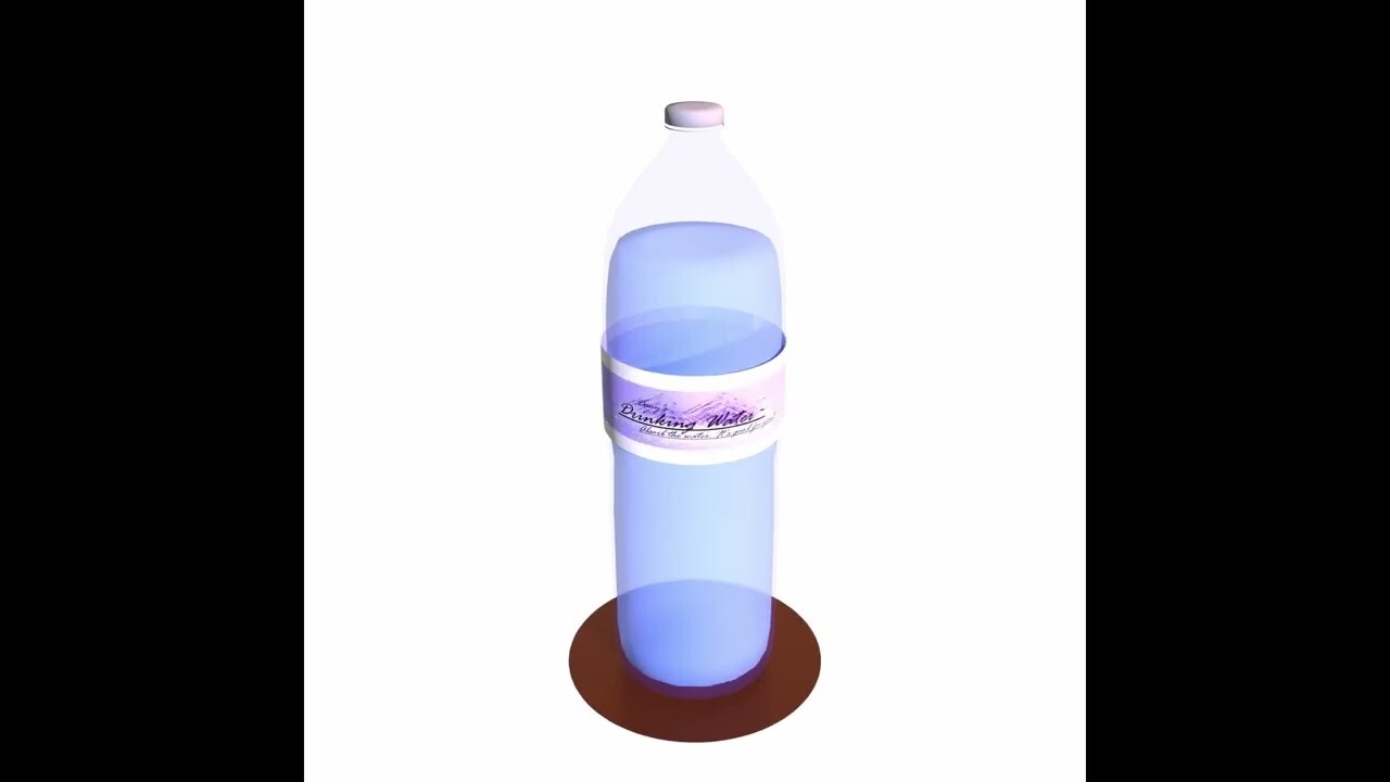 ArtStation - Water Bottle Prop
