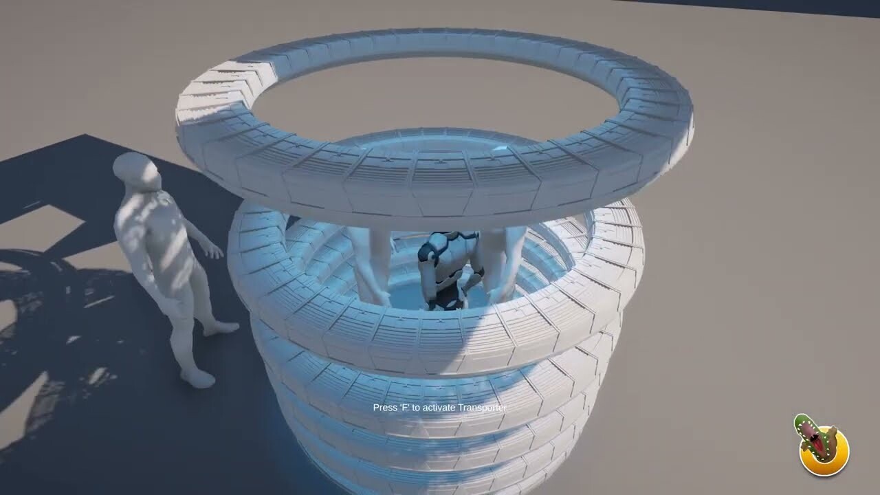 ArtStation - Stargate Ring Transporter with Unity VFX Graph