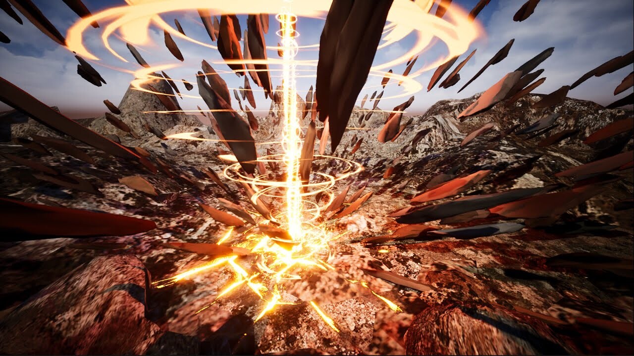 ArtStation - Cataclysm Crater in UE5 Niagara Tutorial | Download Files