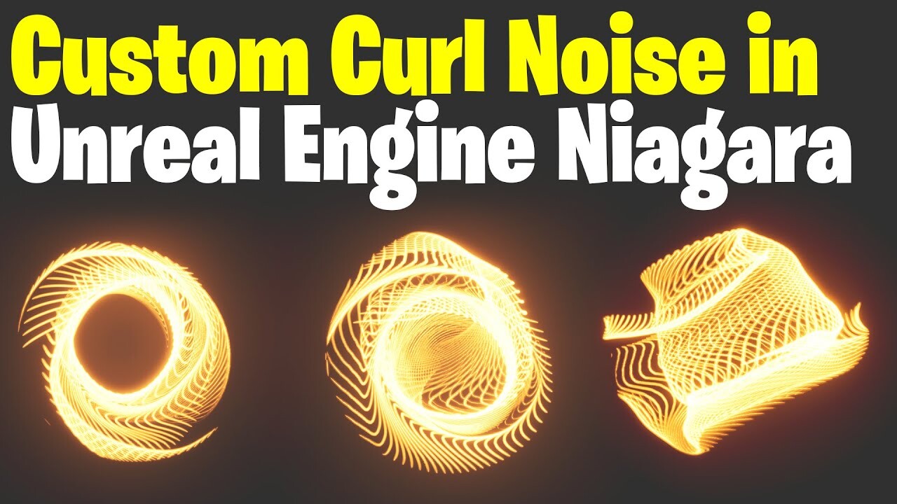 ArtStation - Custom Curl Noise in UE5 Niagara | Free Download Files