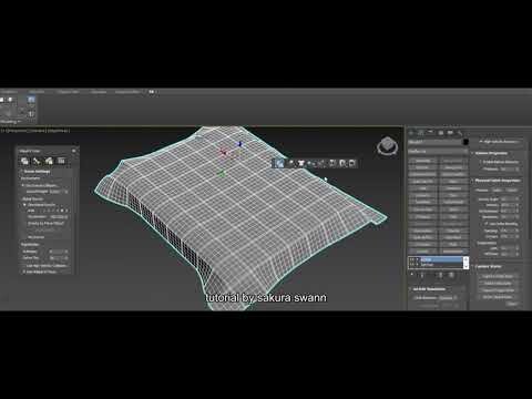 ArtStation - 3ds max -Use all of your cloth skills to create an inflated micropoly comforter!