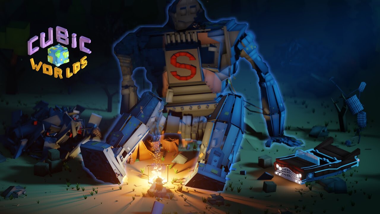 ArtStation - Cubic World! "Iron Giant"