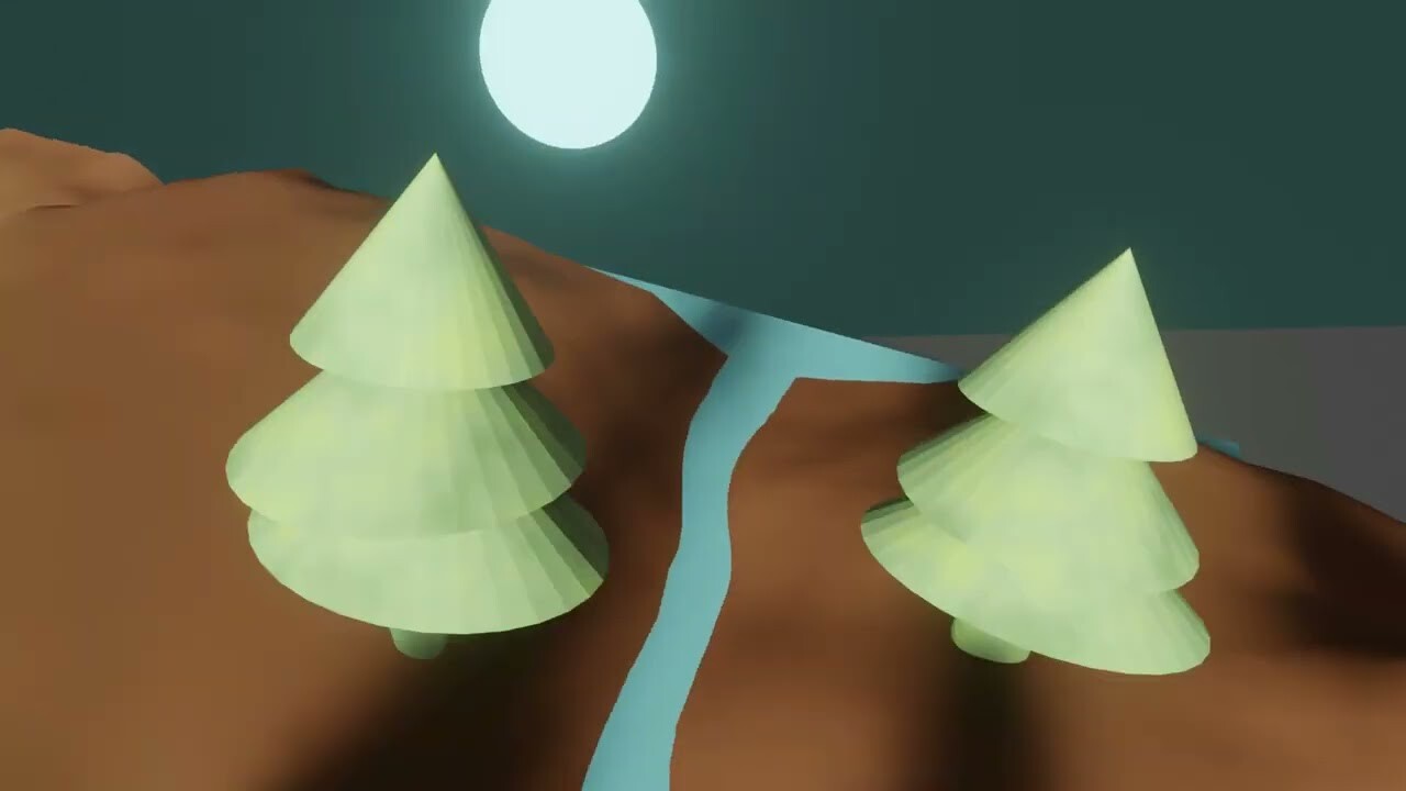 ArtStation - Low poly blender environment