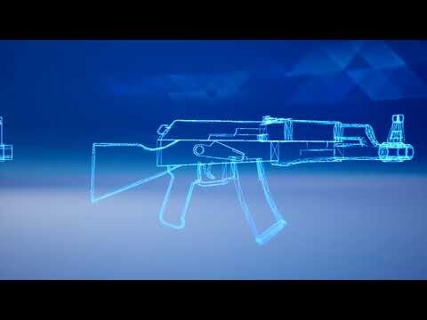 ArtStation - Some materials for Mobile Game Weapon upgrade system.