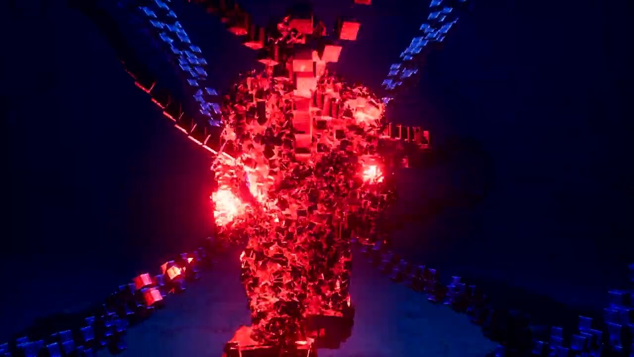 ArtStation - CubeMan Niagara VFX GPU sim.