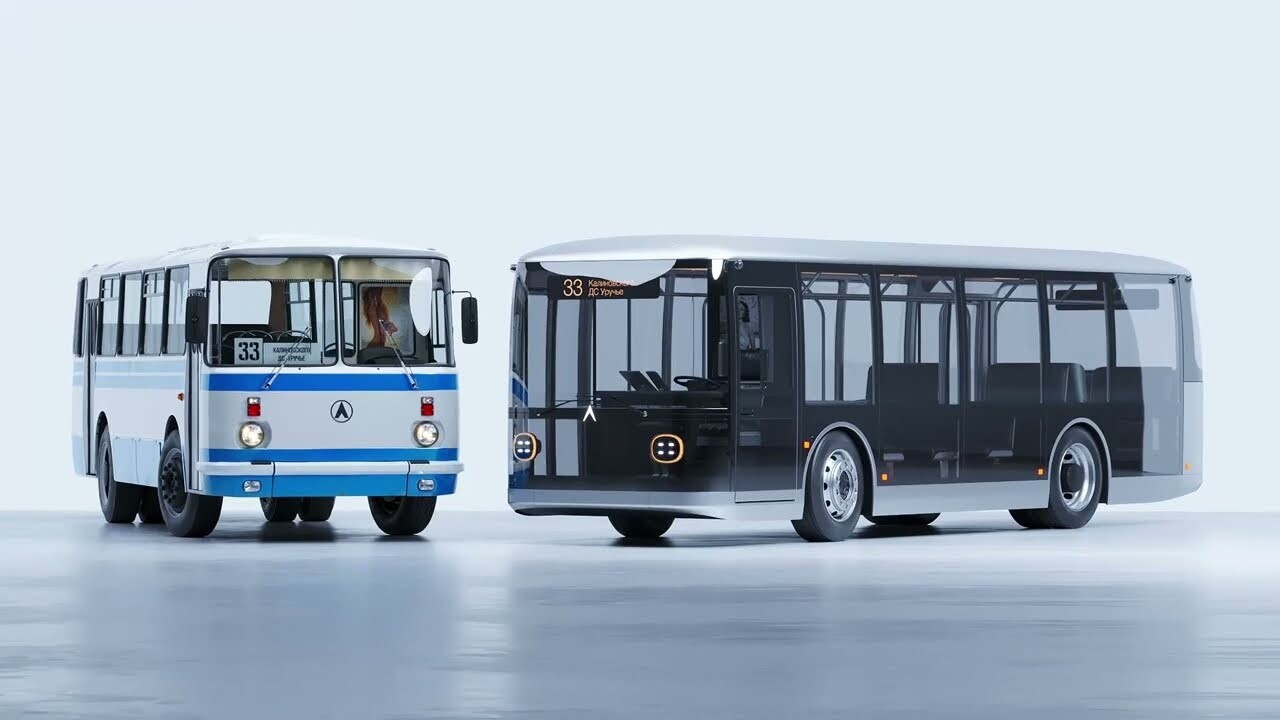 ArtStation - The New electric bus LAZ