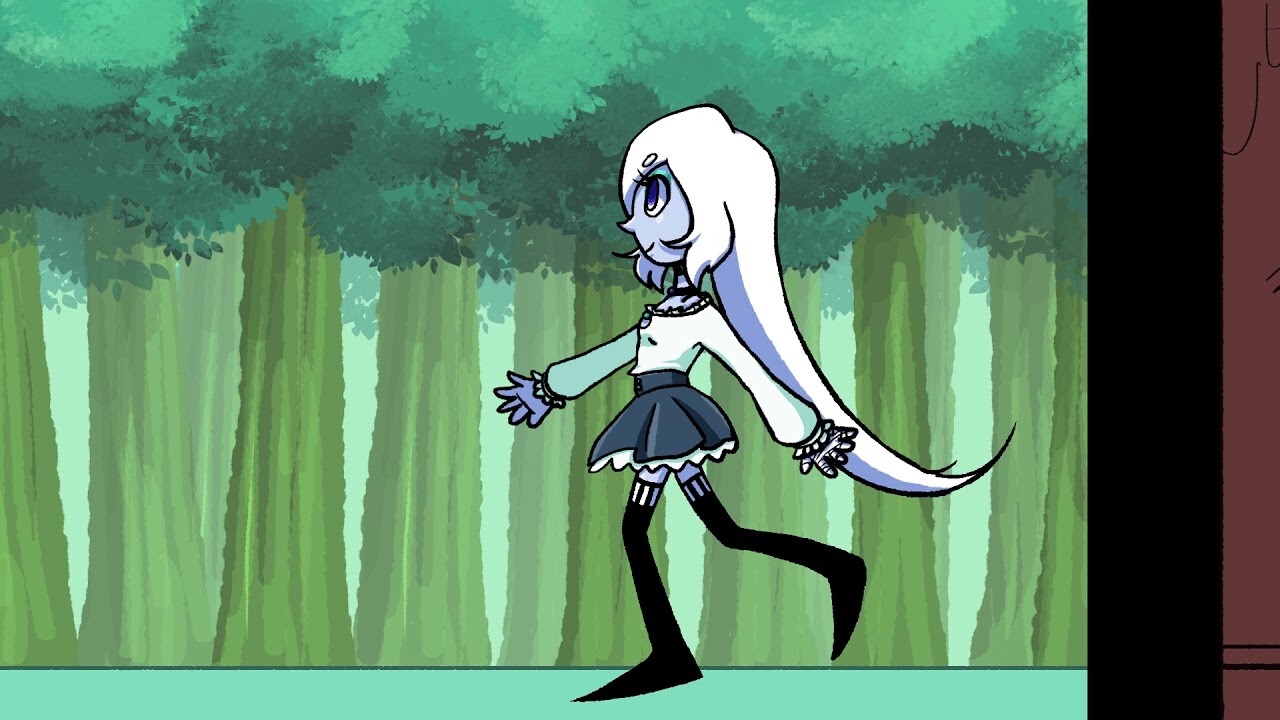 ArtStation - Walk Cycle 2D Animation