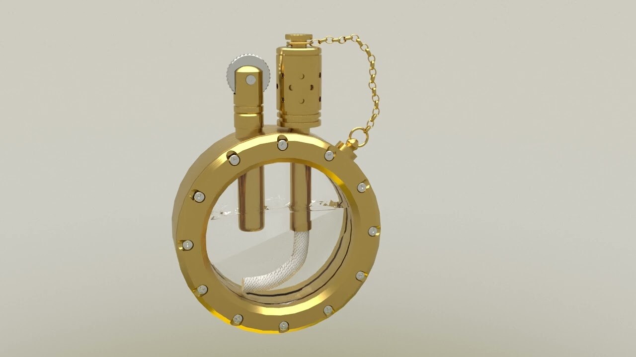ArtStation - unique round shape lighter