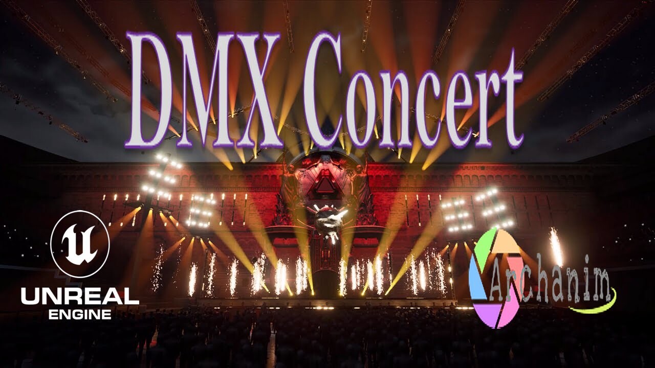 ArtStation - DMX Concert scene Unreal Engine