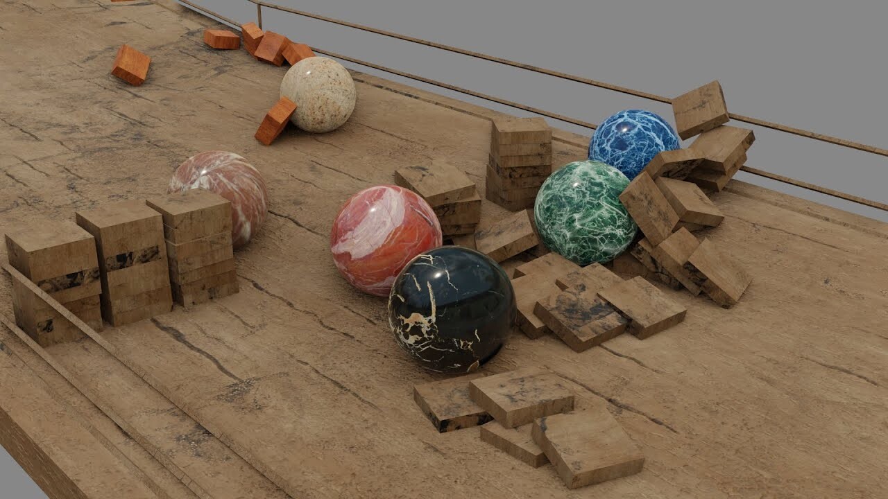 ArtStation - Race of 6 marble