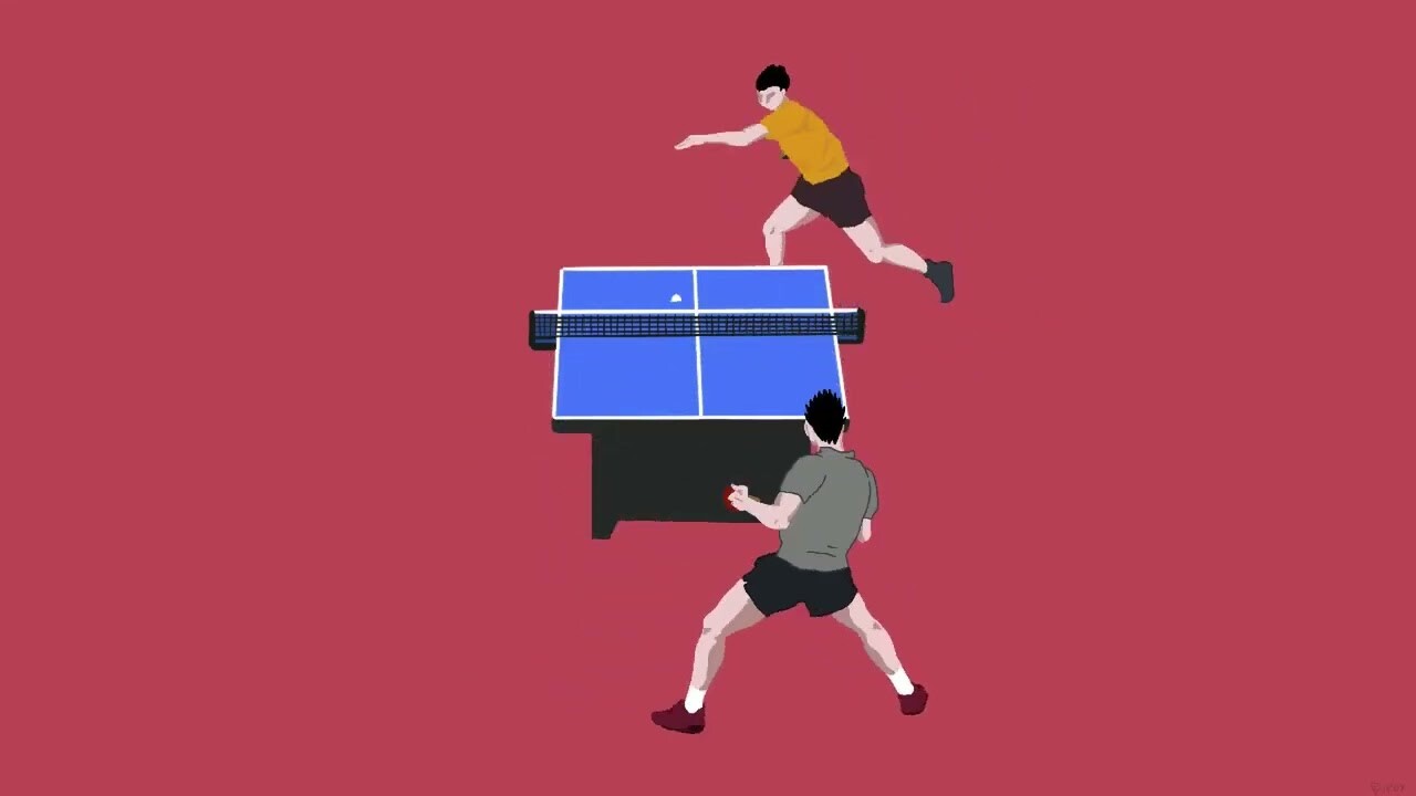 ArtStation - Xu Xin vs Ma Long / Table Tennis Animation