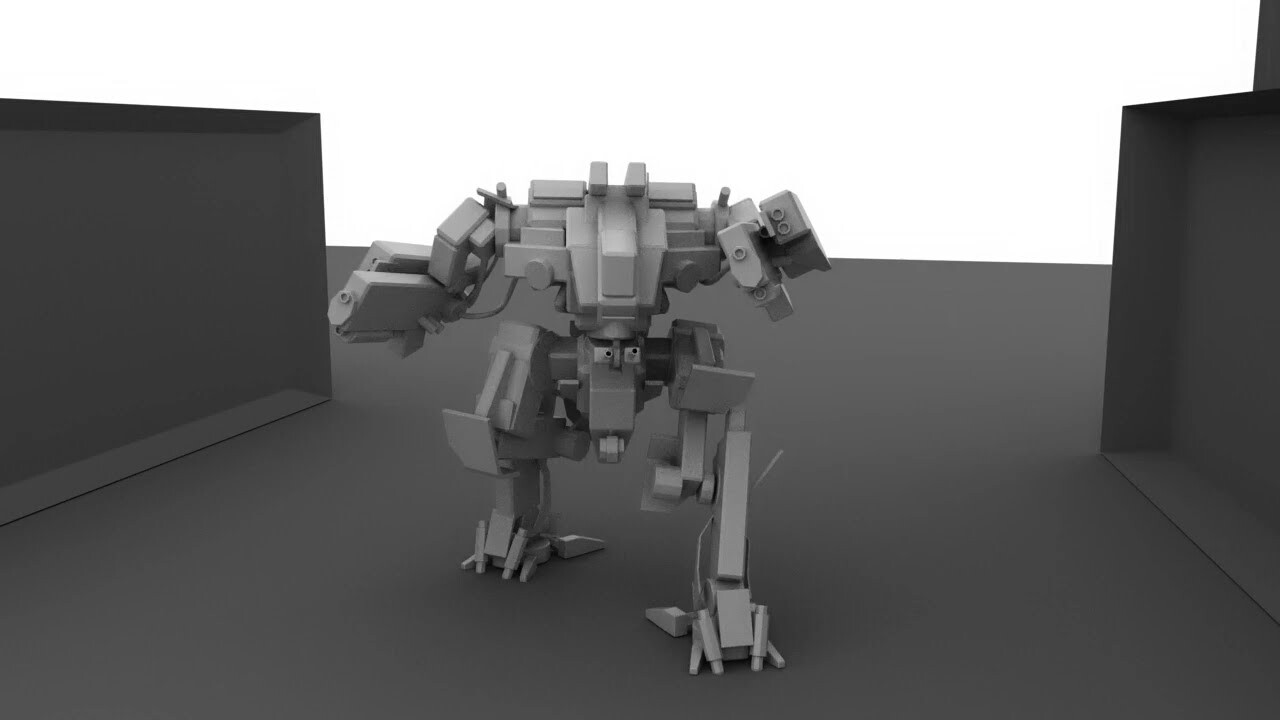 ArtStation - Mecha Start-Up 3D Animation