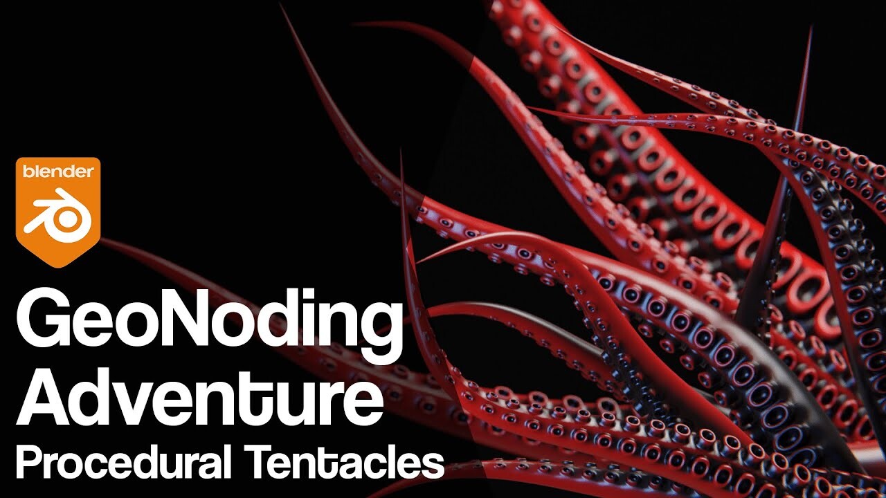 ArtStation - GeoNoding Adventure: Procedural Tentacles