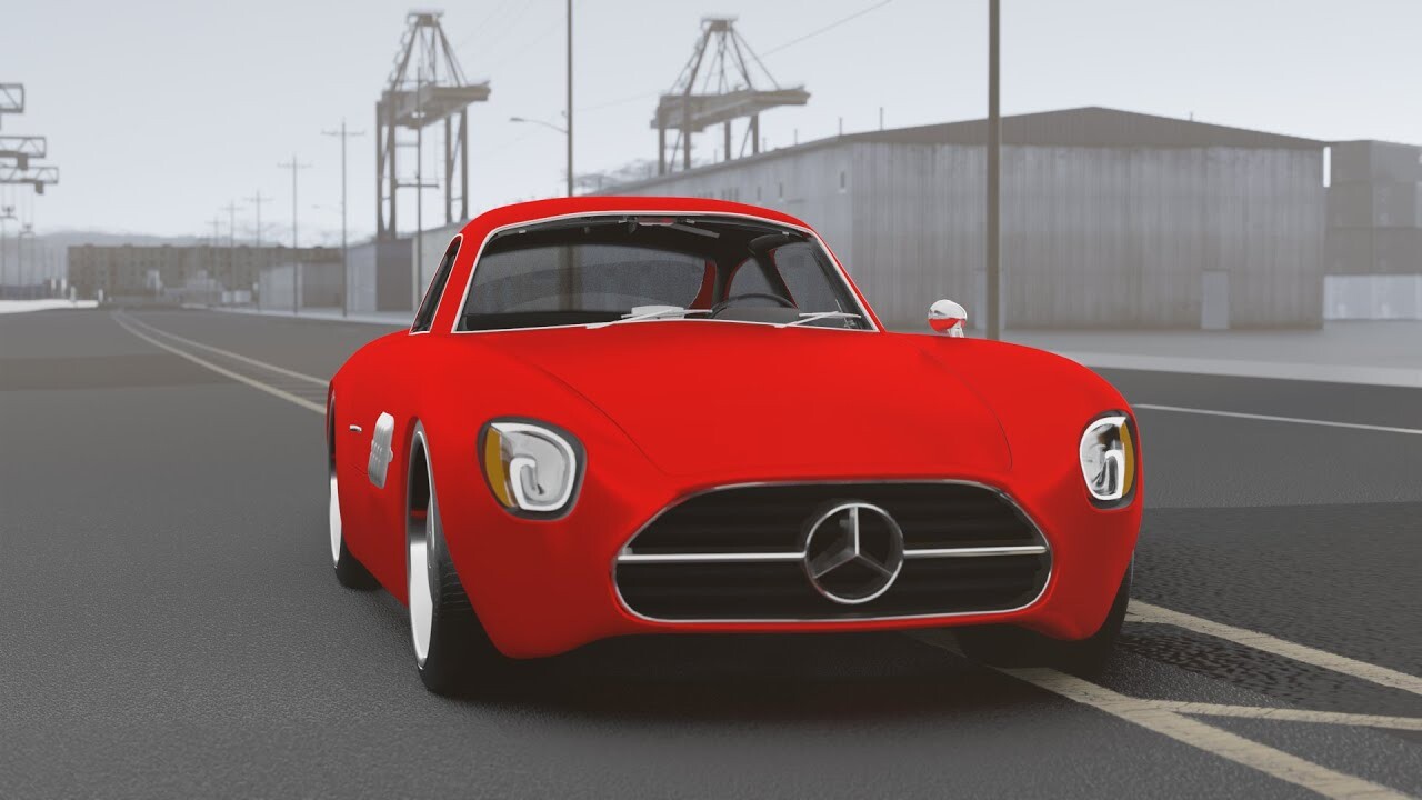 ArtStation - NEW LOOK FOR MERCEDES-BENZ 300SL