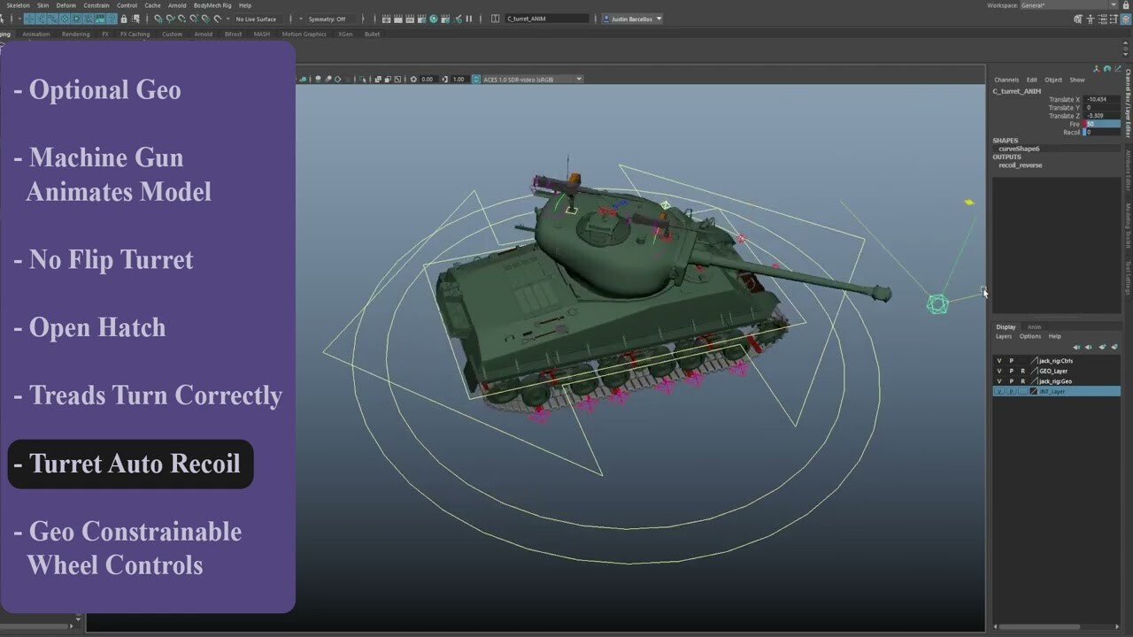 ArtStation - Tank Rig Demo