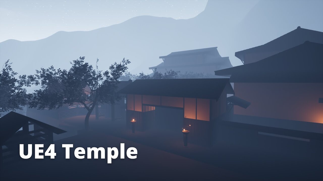 ArtStation - Edo Period Temple
