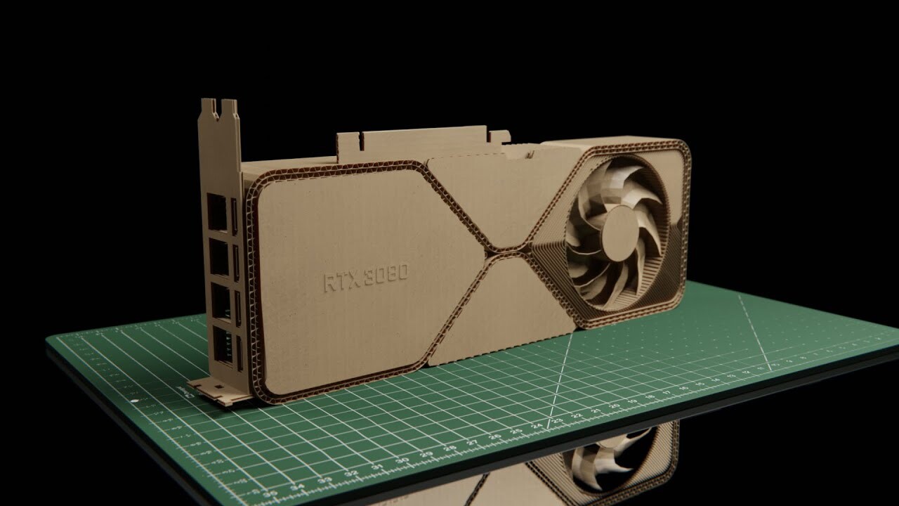 ArtStation - RTX3080 but its cardboard
