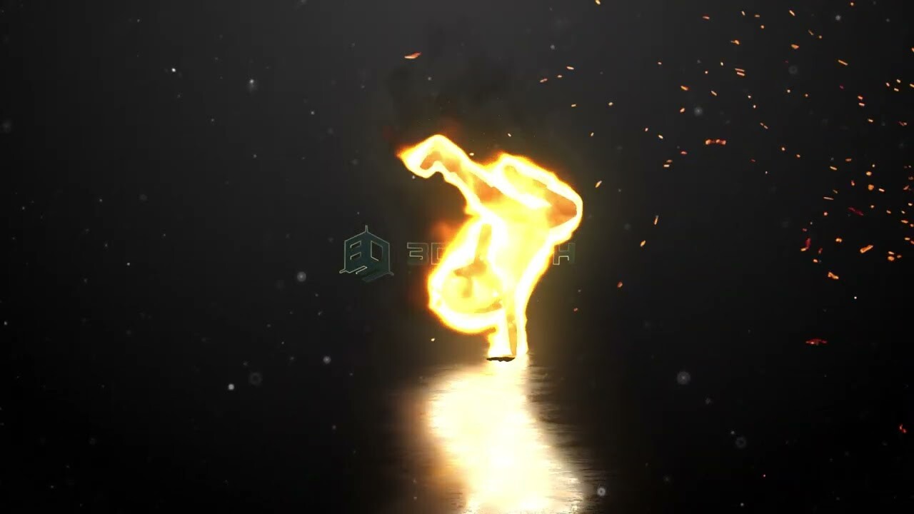 ArtStation - 3D Burning Character