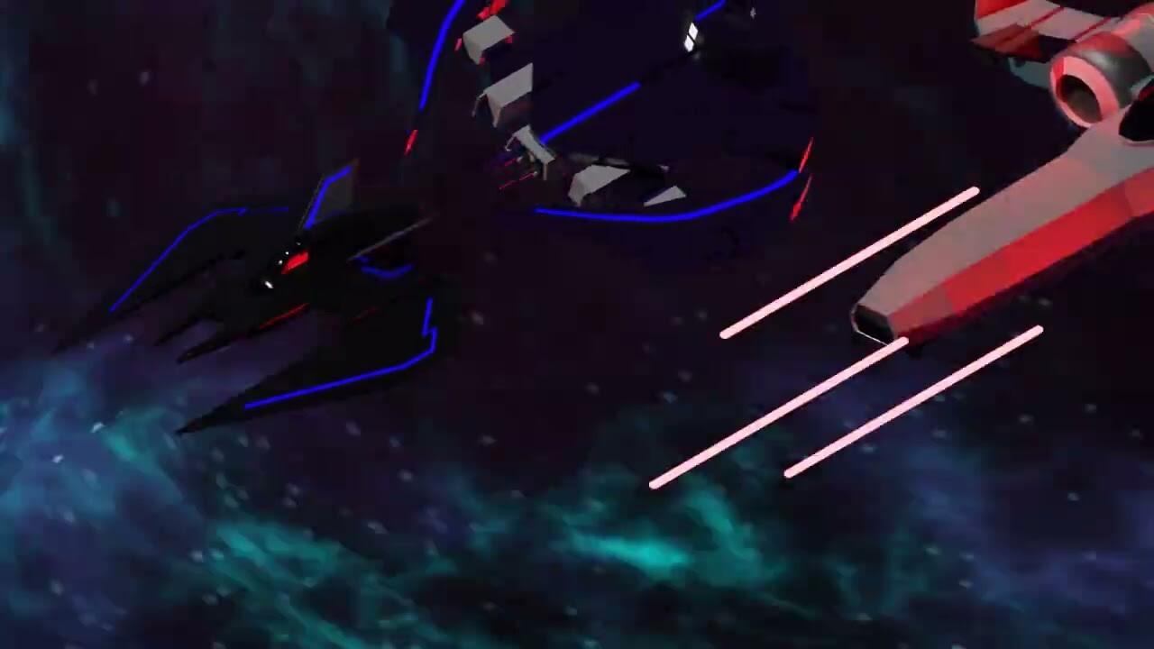 ArtStation - Star ship animation loop cutscene