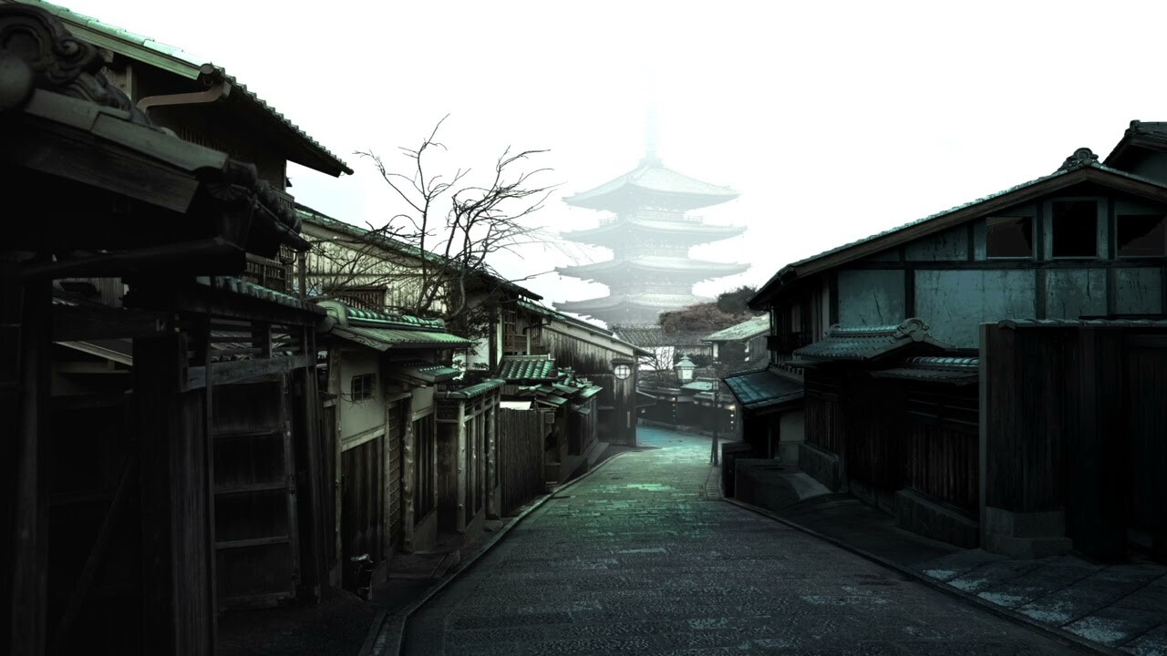 ArtStation - Tokio, After Effects enviromental Animation