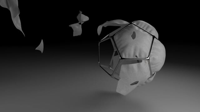 ArtStation - Ripping Cloth Simulation (Arnold Render)