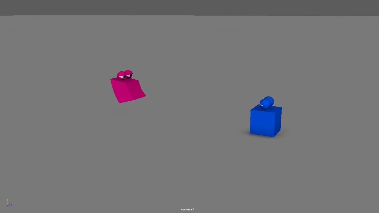 ArtStation - Cube attack 3d animation