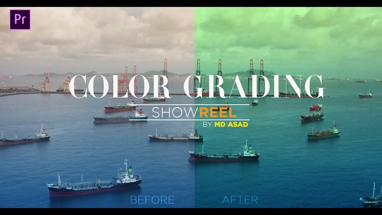 ArtStation - Color Grading Showreel by MD ASAD