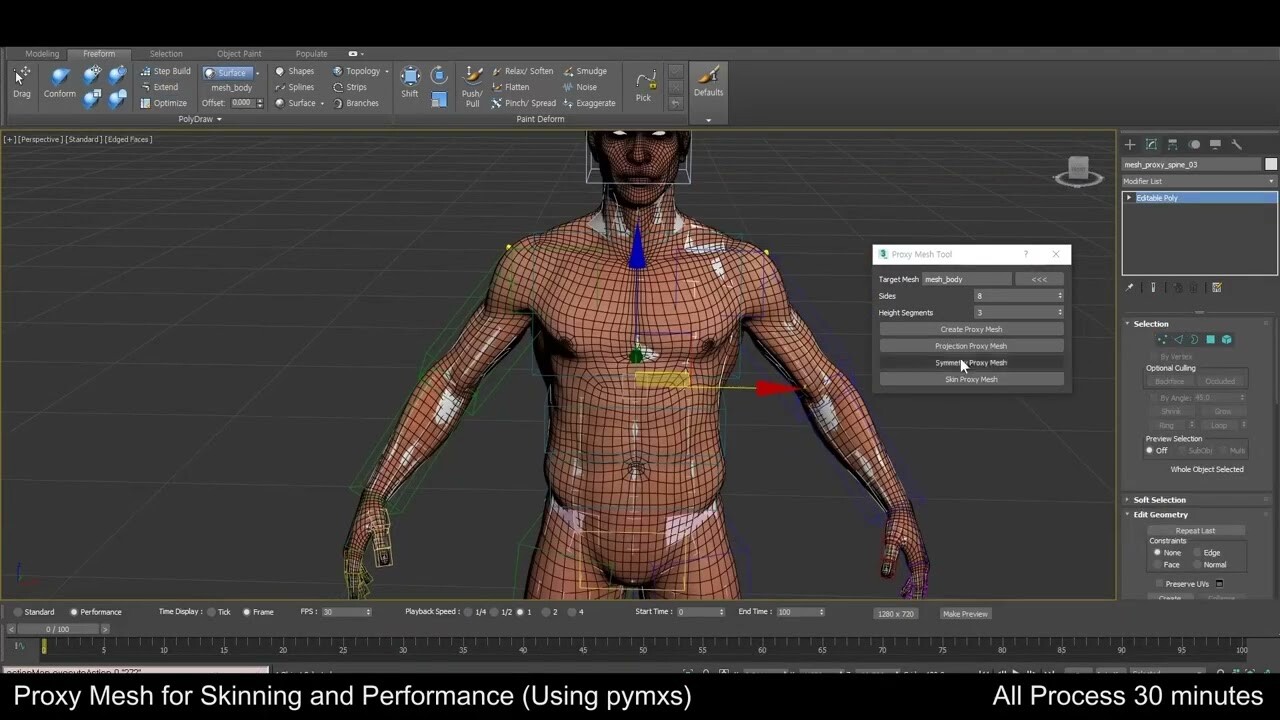 ArtStation - 3ds Max Proxy Mesh Tool