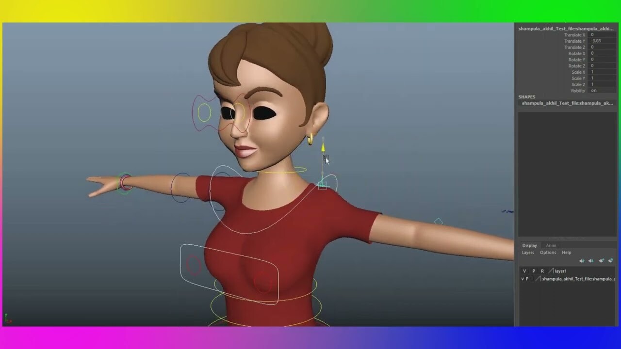 ArtStation - Rigging female Character