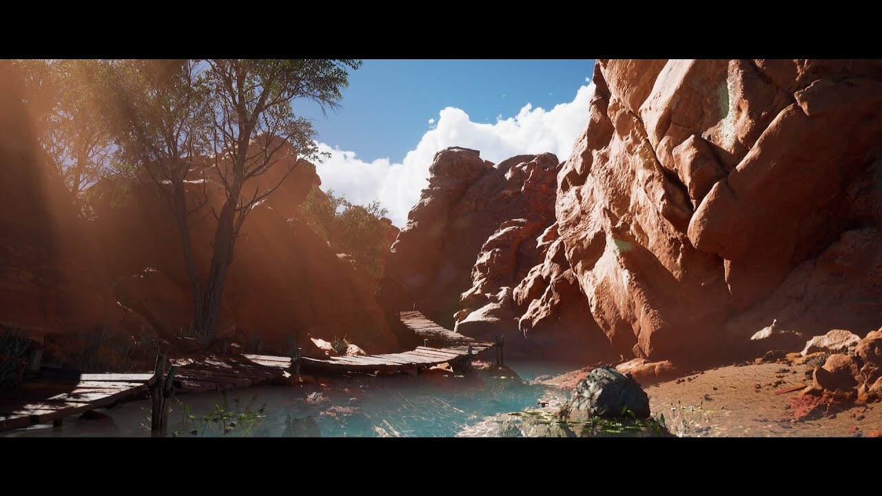 ArtStation - Arid Swamp - Unreal Engine 5 Scene