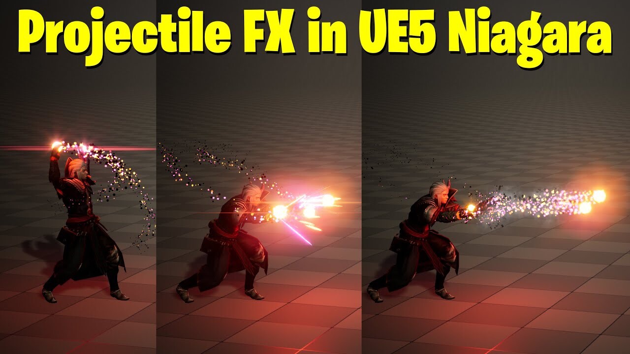 ArtStation - Projectile FX in UE5 Niagara Tutorial | Download Files