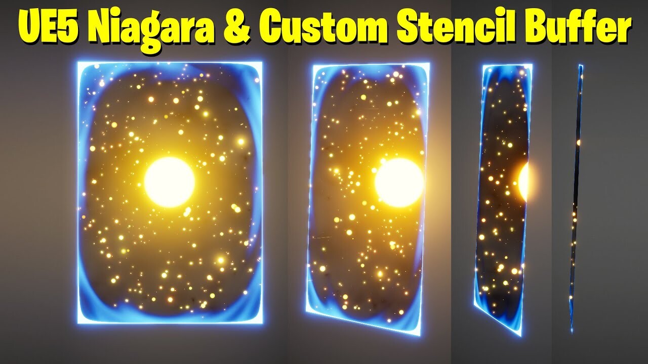 ArtStation - UE5 Niagara & Custom Stencil Buffer Tutorial | Download Files