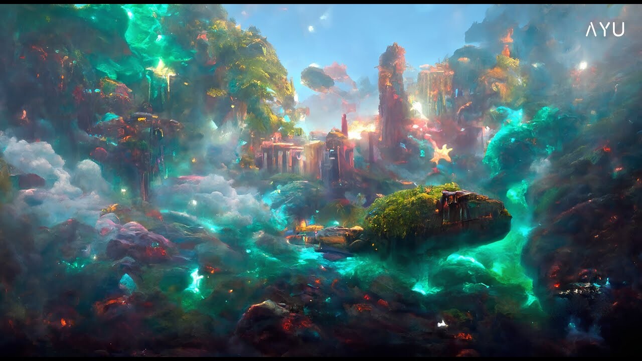 ArtStation - The Magic Land-waking dream picturesque-56/365