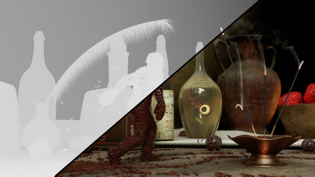 ArtStation - MuteAnts - 3D passes breakdown