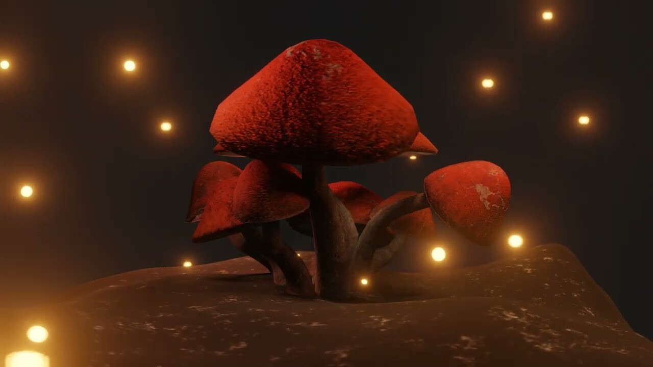 ArtStation - Fire Mushrooms Real-Time