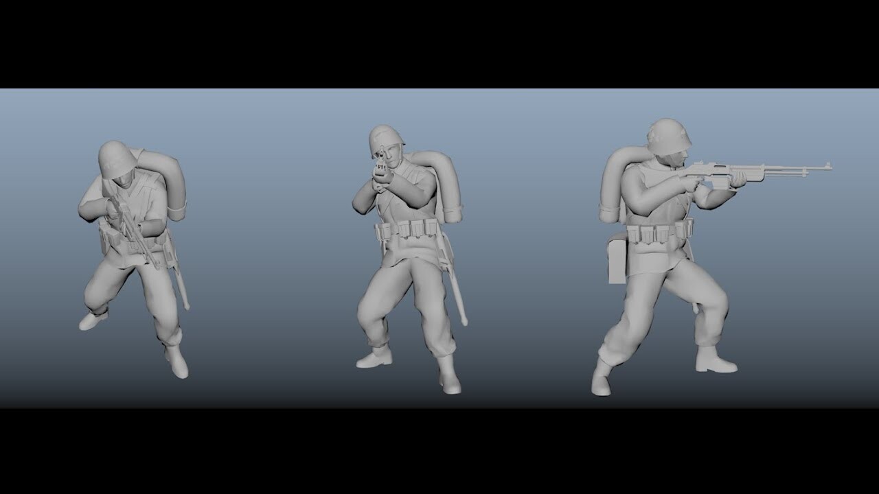 ArtStation - 3D Character animation FPP games